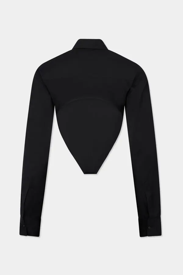 Dsquared2 Deep Cut Shirt - Black