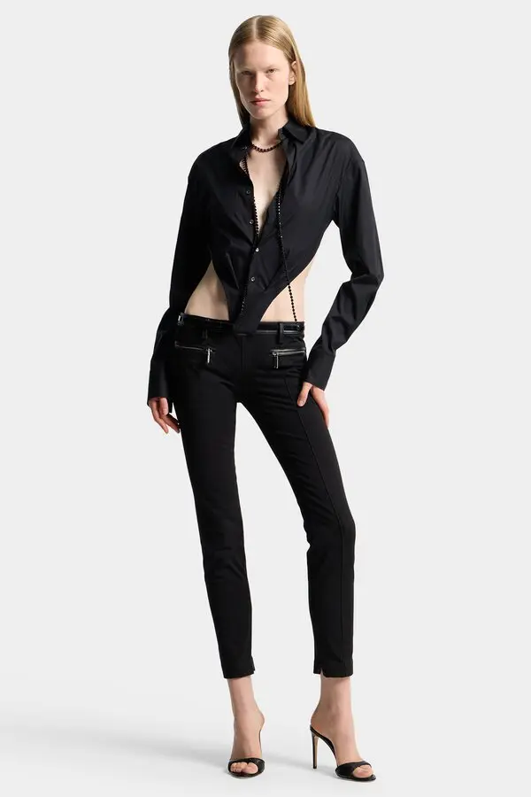 Dsquared2 Deep Cut Shirt - Black