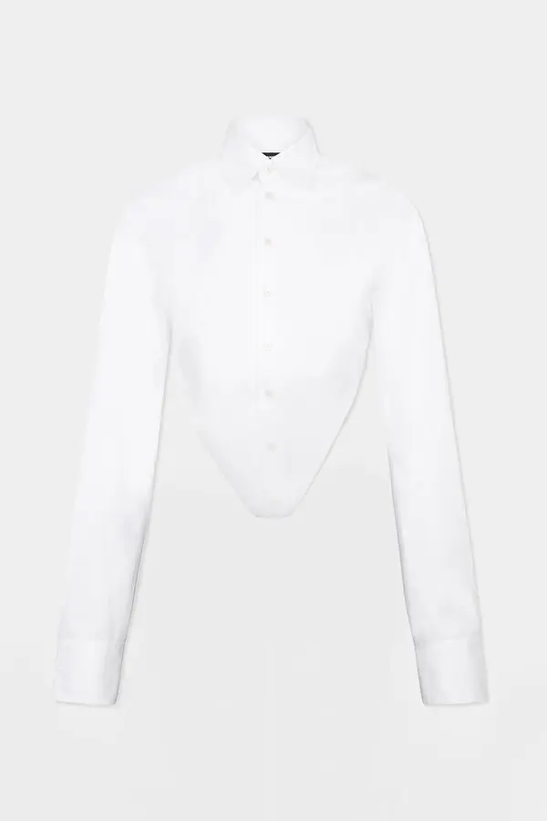 Dsquared2 Deep Cut Shirt - White