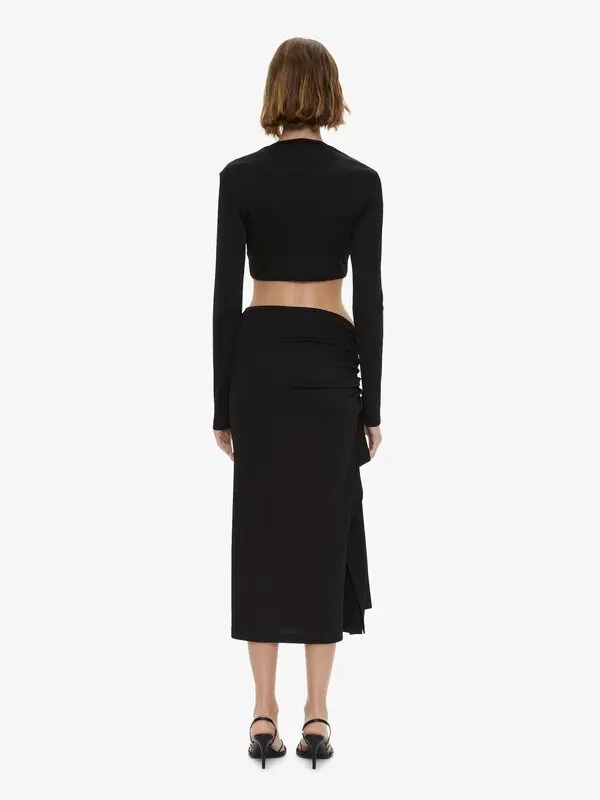 Christopher Esber Droplet Crystal Pendant Long Sleeve Top