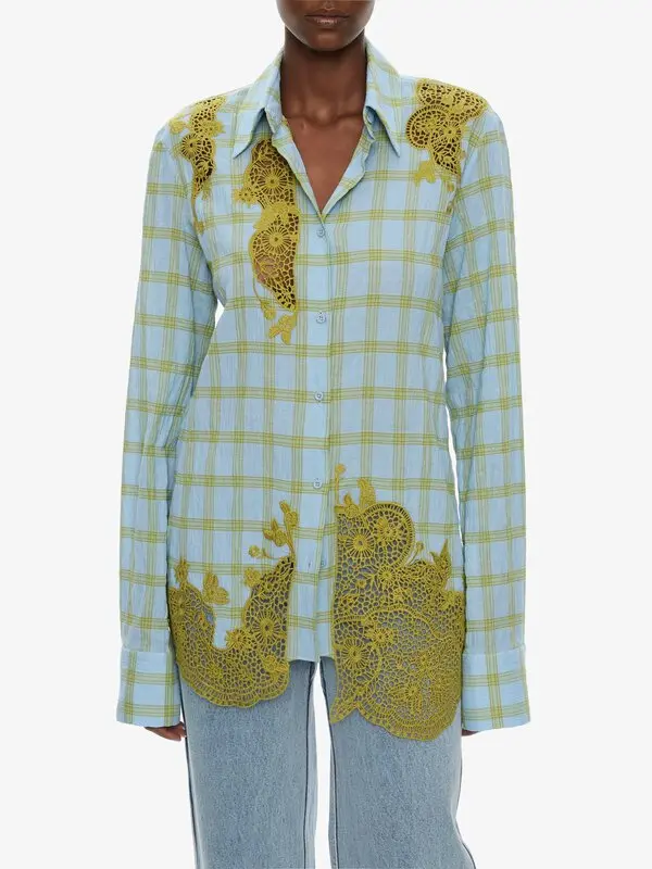 Christopher Esber Maya Embroidered Handkerchief Shirt