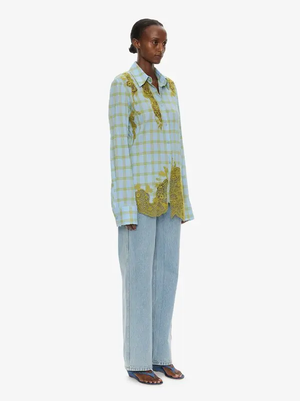 Christopher Esber Maya Embroidered Handkerchief Shirt
