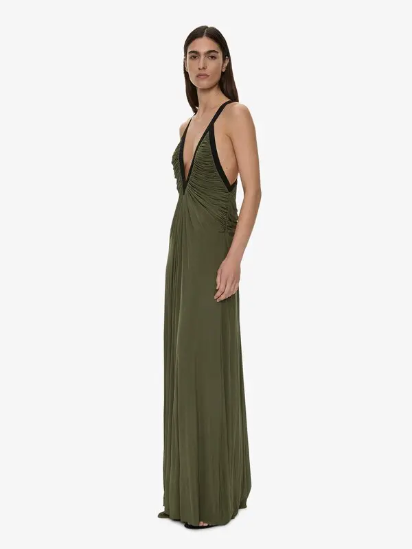 Christopher Esber Suspended Jersey Outline Maxi Dress