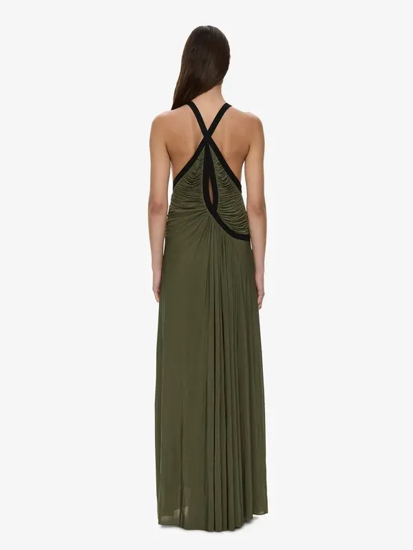 Christopher Esber Suspended Jersey Outline Maxi Dress