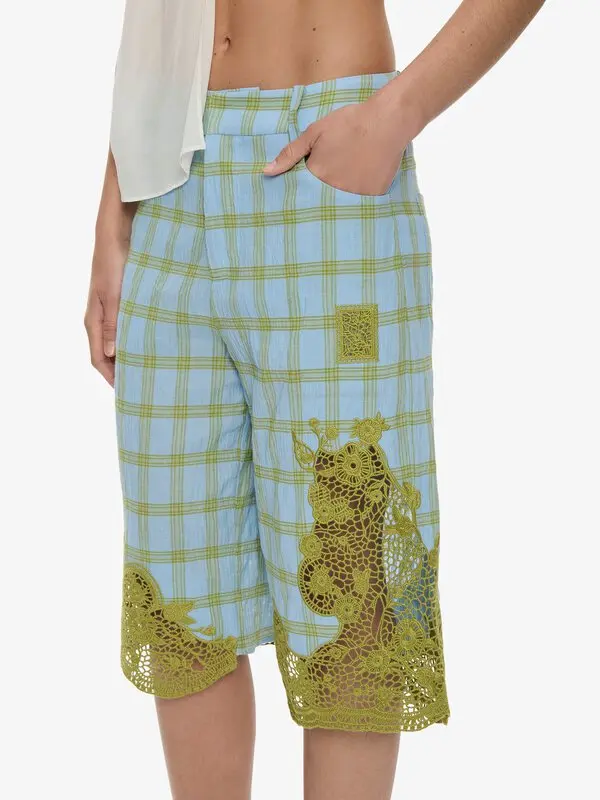 Christopher Esber Maya Embroidered Handkerchief Shorts