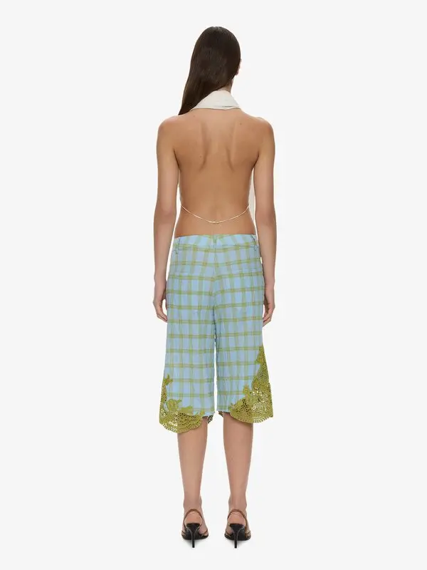 Christopher Esber Maya Embroidered Handkerchief Shorts