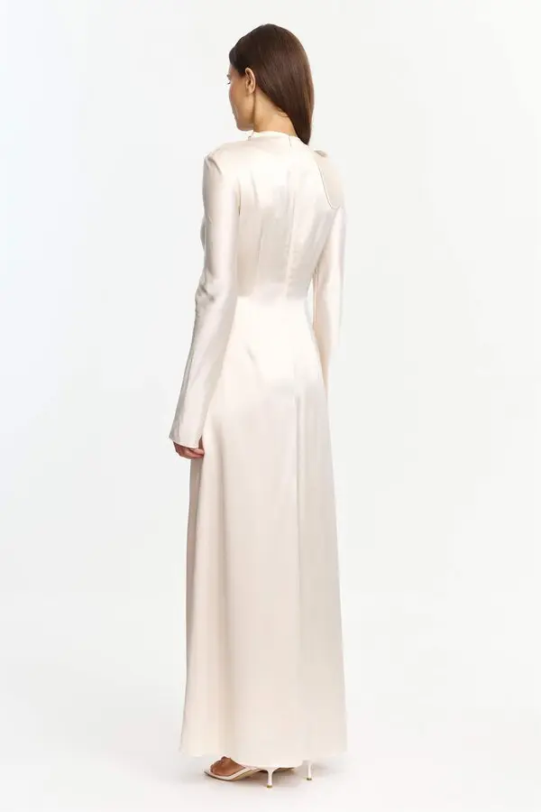 Acler Ramwark Maxi Dress In Satin
