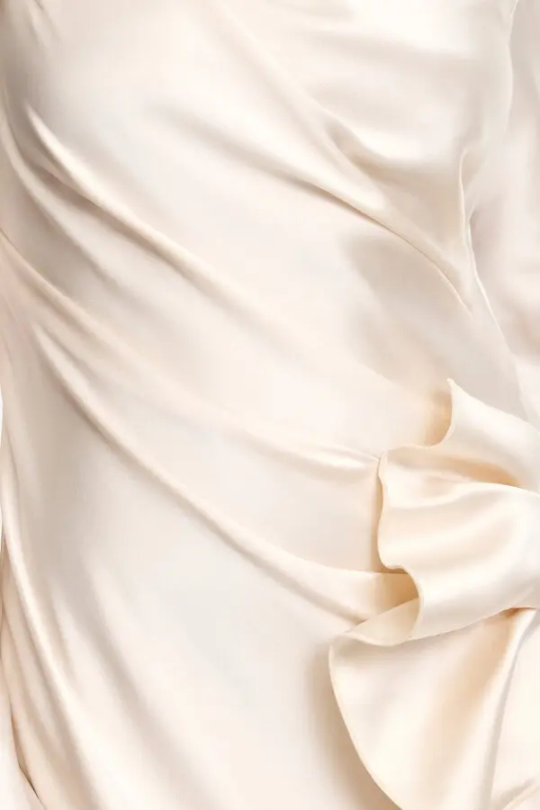 Acler Ramwark Maxi Dress In Satin