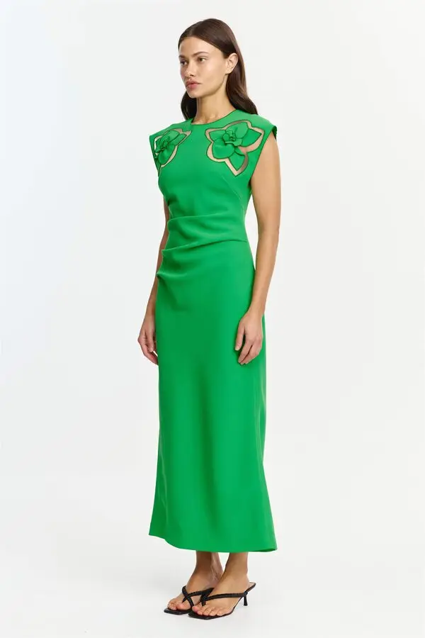 Acler Koda Midi Dress - Clover