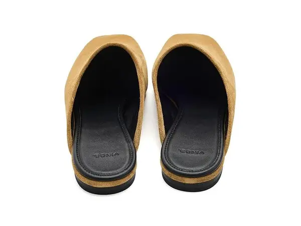 Vince Dakota Suede Mule Flats - Brown