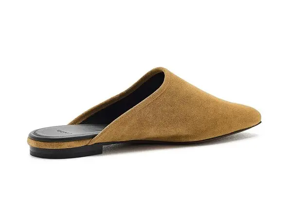 Vince Dakota Suede Mule Flats - Brown