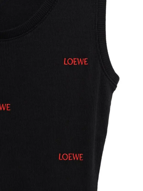 Loewe Logo Cotton Tank Top