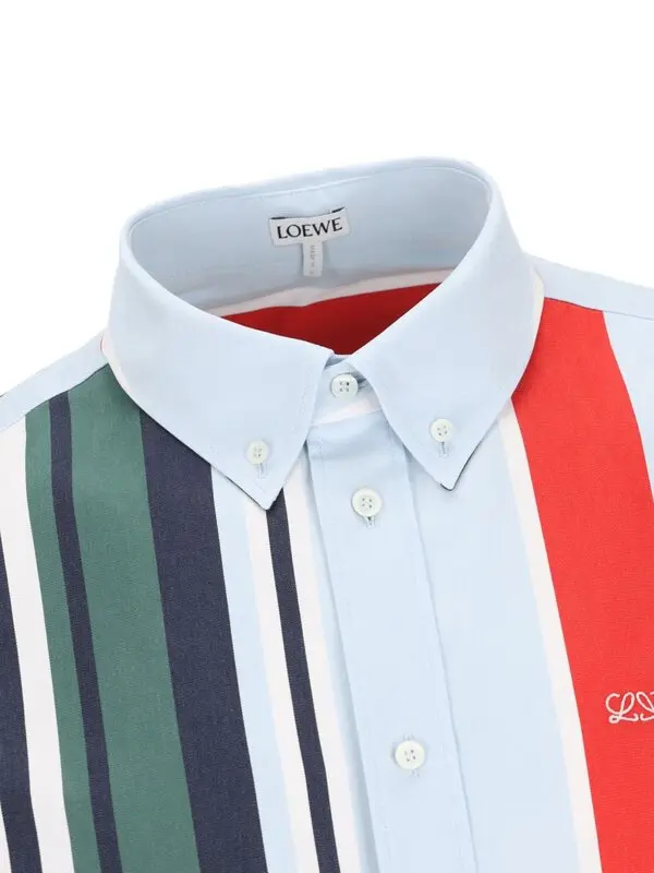 Loewe Anagram Striped Shirt