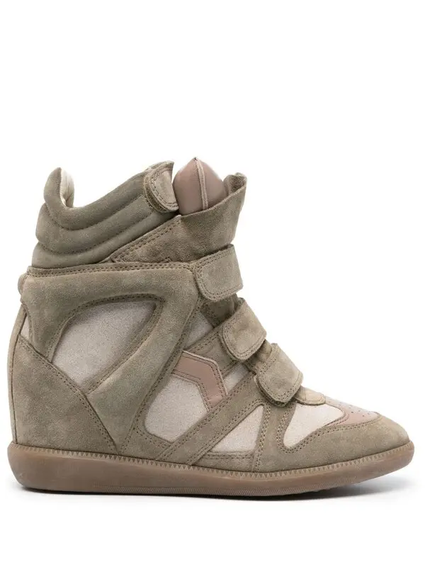 Isabel Marant Étoile Bekett Leather Sneakers - Beige