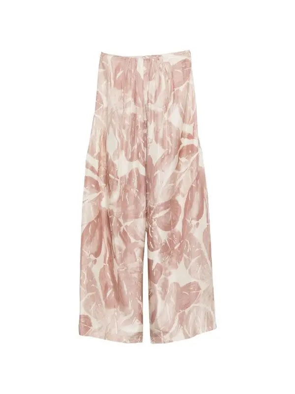 ALYSI Silk Long Jumpsuit - Pink