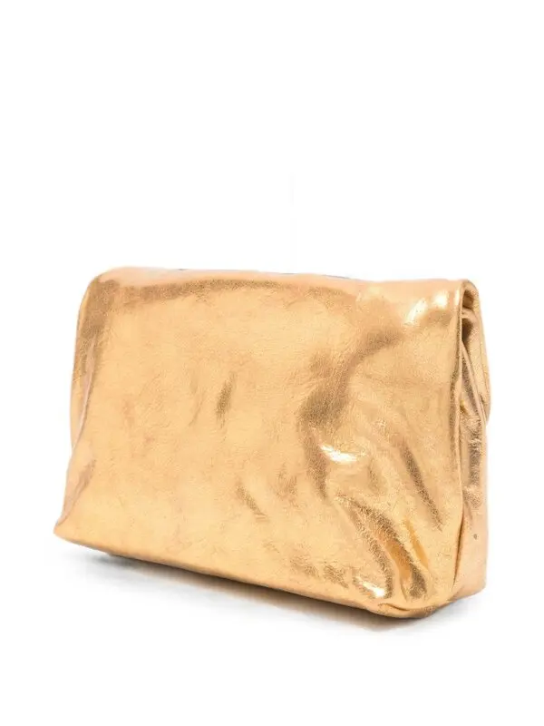 CORTANA Delhi Small Leather Clutch - Gold