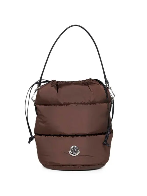 Moncler Caradoc Nylon Bucket Bag - Red