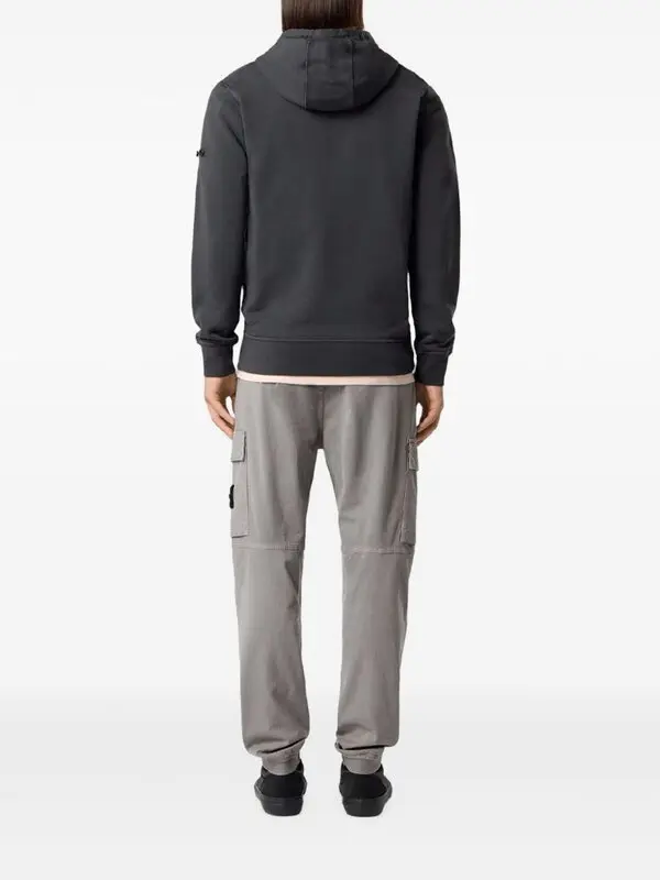 Stone Island Cotton Cargo Trousers - Grey