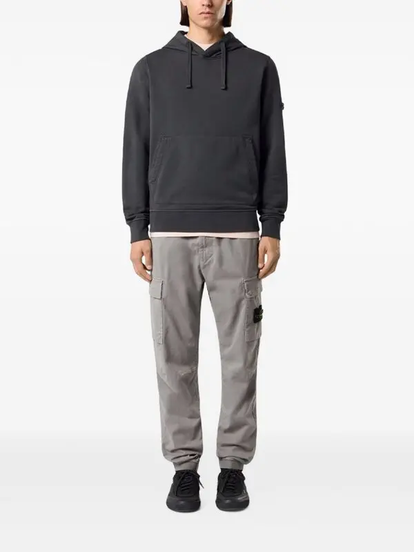 Stone Island Cotton Cargo Trousers - Grey