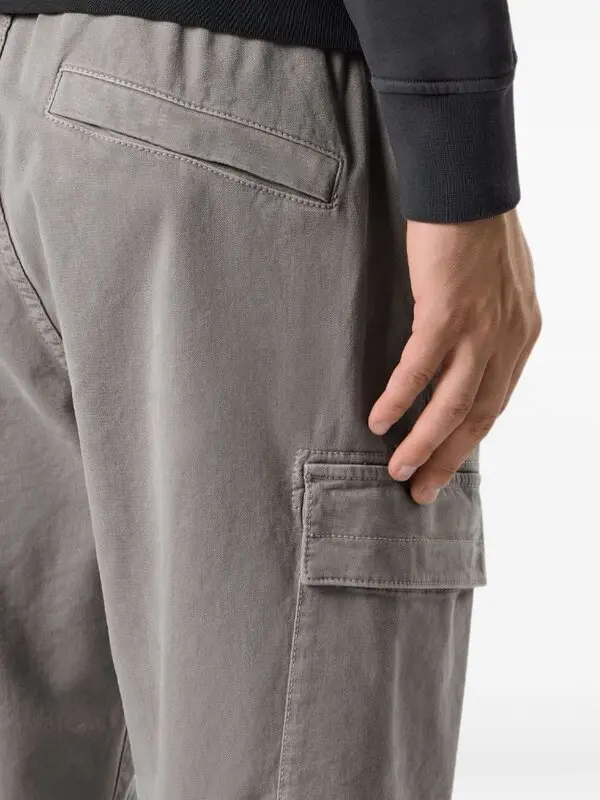 Stone Island Cotton Cargo Trousers - Grey