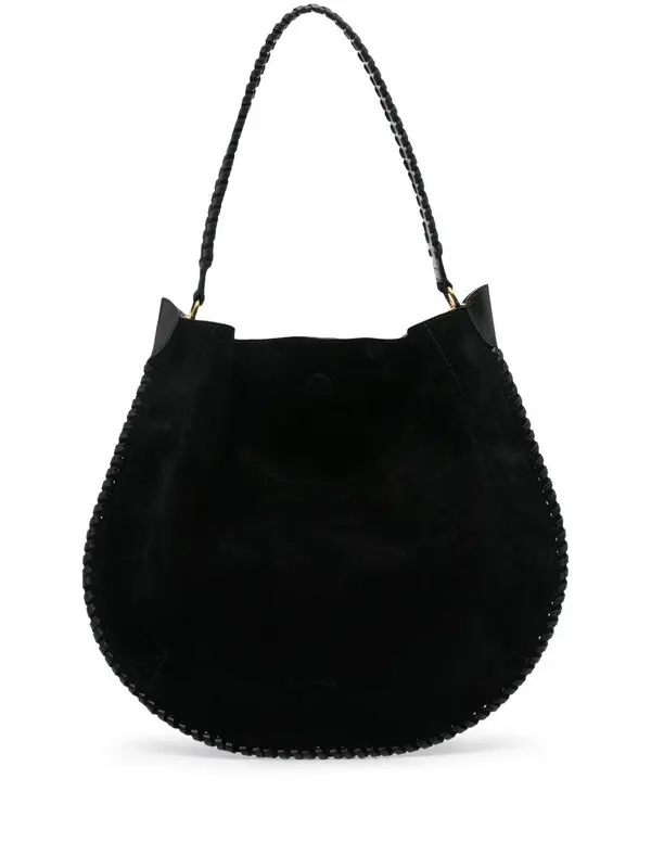 Isabel Marant Étoile Oskan Soft Leather Hobo Bag - Black
