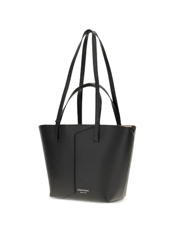 Emporio Armani Small Leather Tote Bag