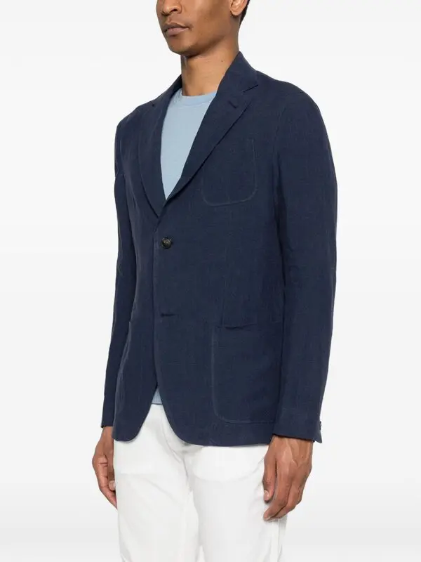 Emporio Armani Single-breasted Notched Lapel Jacket