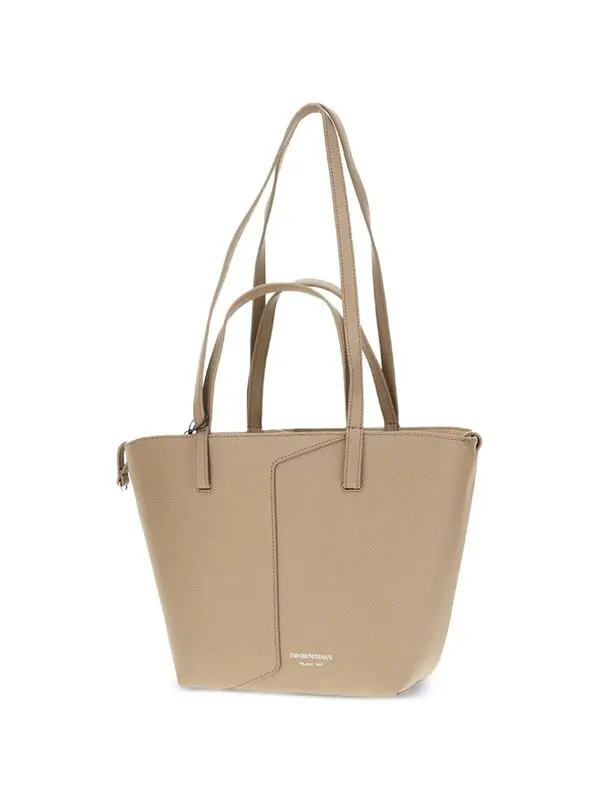 Emporio Armani Small Leather Tote Bag