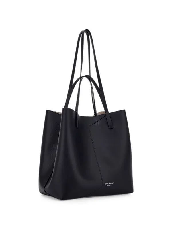 Emporio Armani Medium Leather Tote Bag