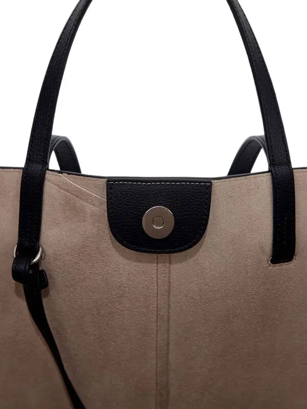 Emporio Armani Medium Leather Tote Bag