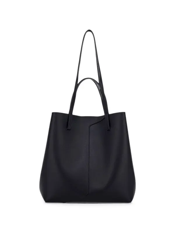 Emporio Armani Medium Leather Tote Bag
