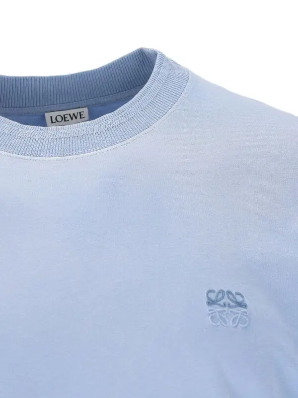 Loewe Anagram Cotton T-shirt - Blue