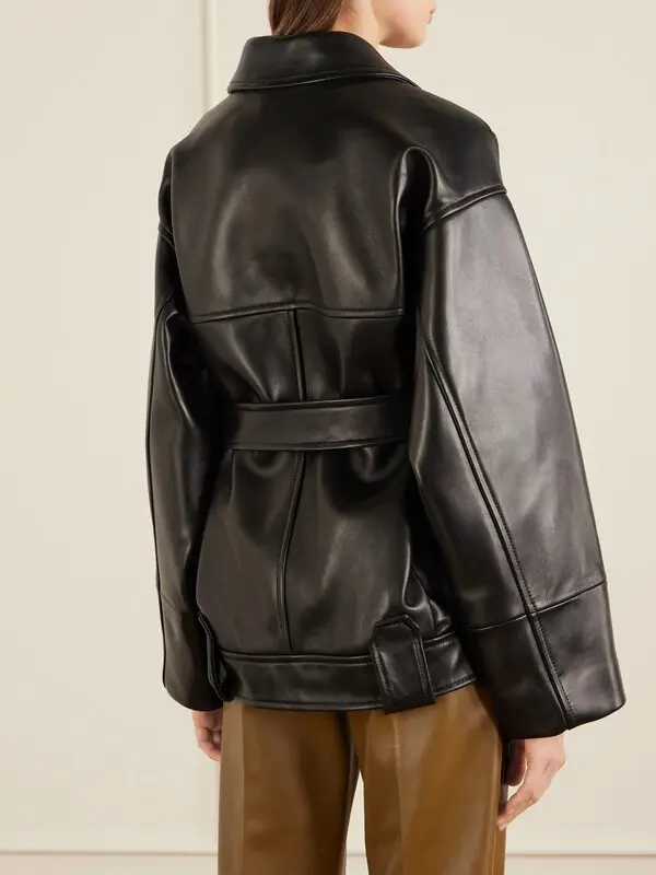 Khaite Alder Leather Jacket