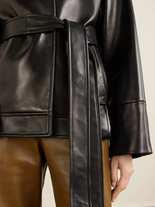Khaite Alder Leather Jacket