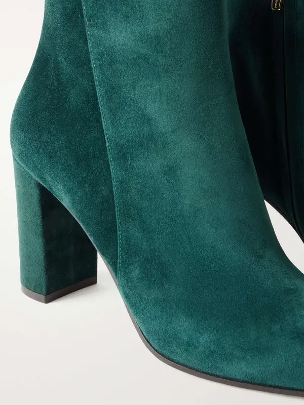 GIANVITO ROSSI 85 Suede Ankle Boots
