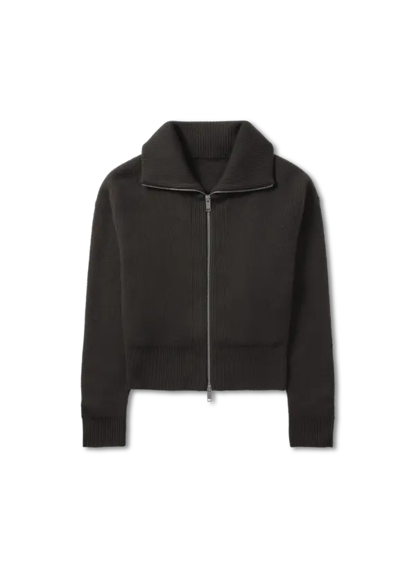 Axel Arigato Verve Zip-up Cardigan - Dark Grey
