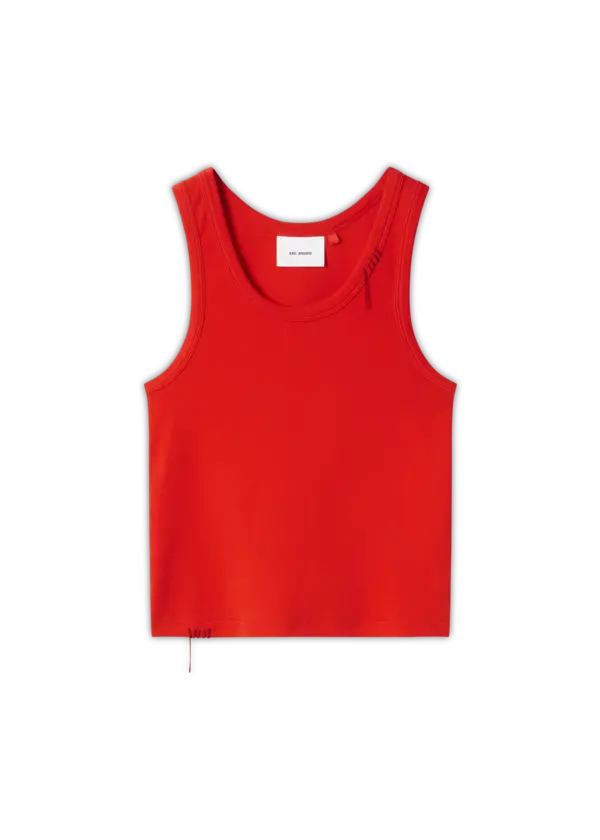 Axel Arigato Traced Tank Top - Bright Red