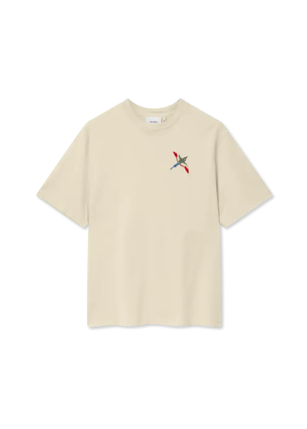 Axel Arigato Micro Bee Bird T-shirt - Pale Beige
