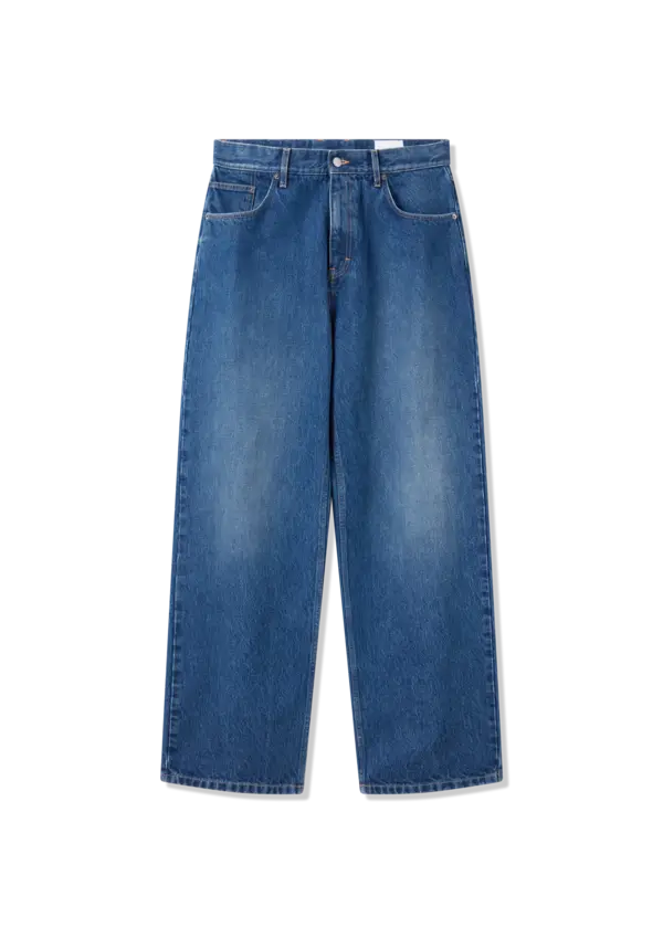 Axel Arigato Zine Relaxed-fit Jeans - Mid Blue