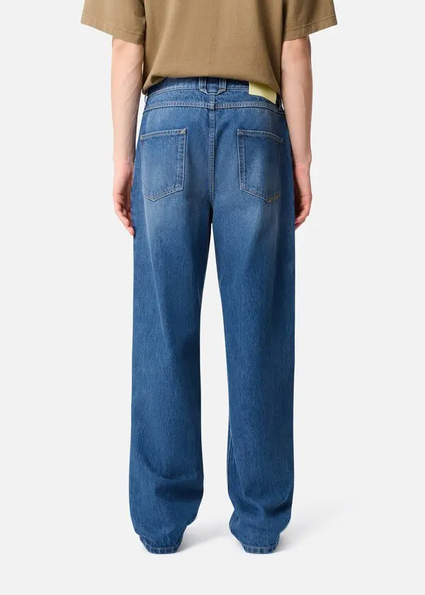 Axel Arigato Zine Relaxed-fit Jeans - Mid Blue