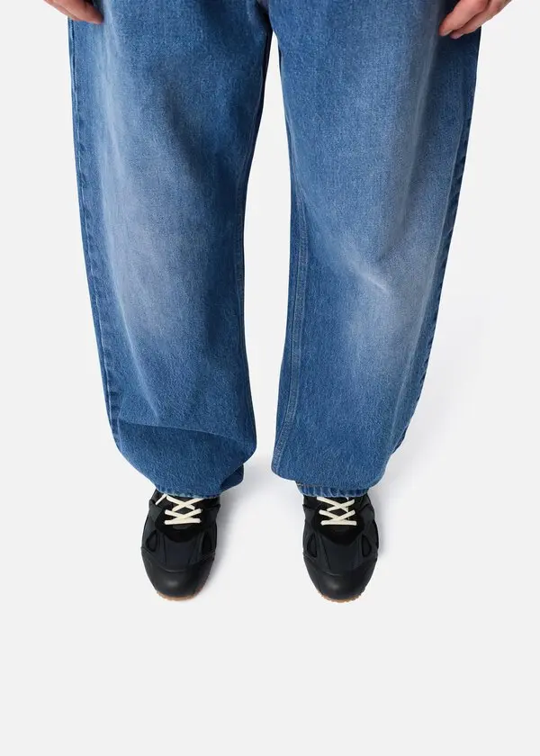 Axel Arigato Zine Relaxed-fit Jeans - Mid Blue