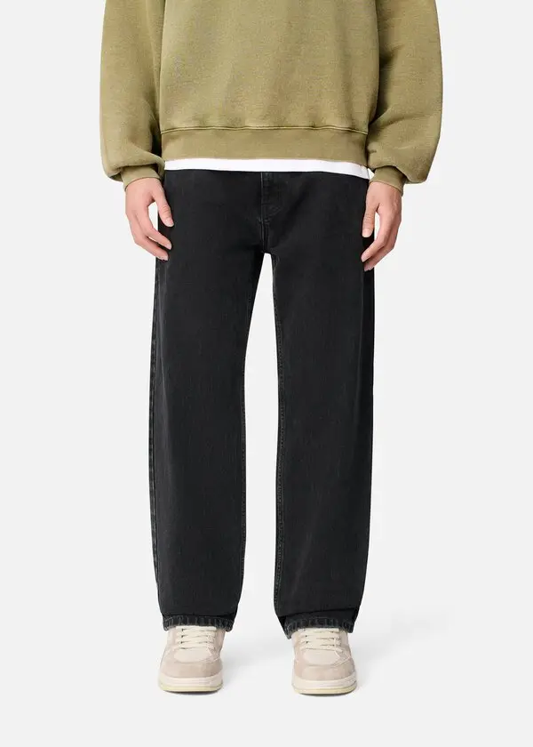 Axel Arigato Zine Relaxed-fit Jeans - Black
