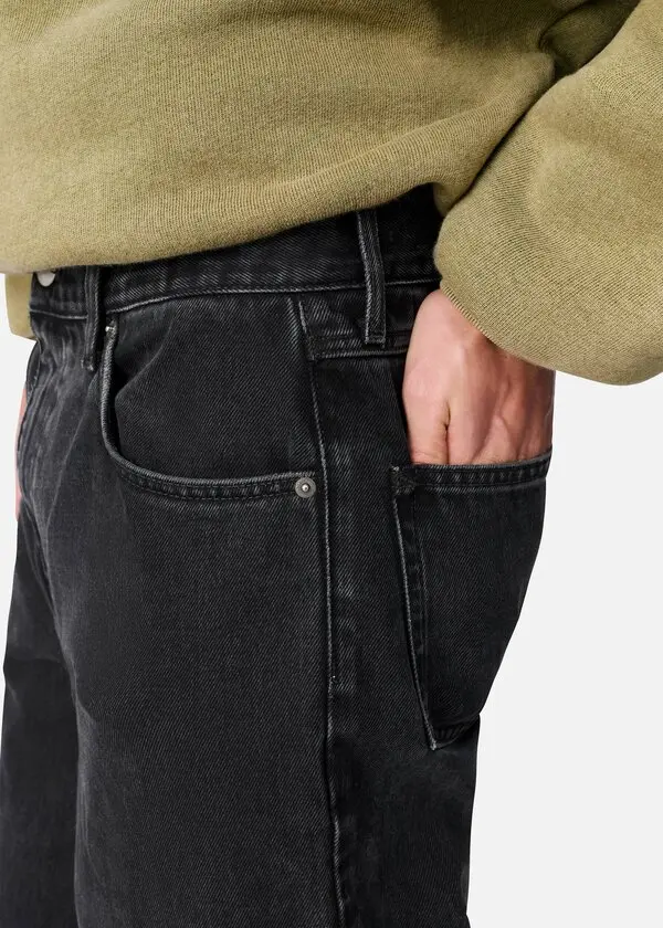 Axel Arigato Zine Relaxed-fit Jeans - Black