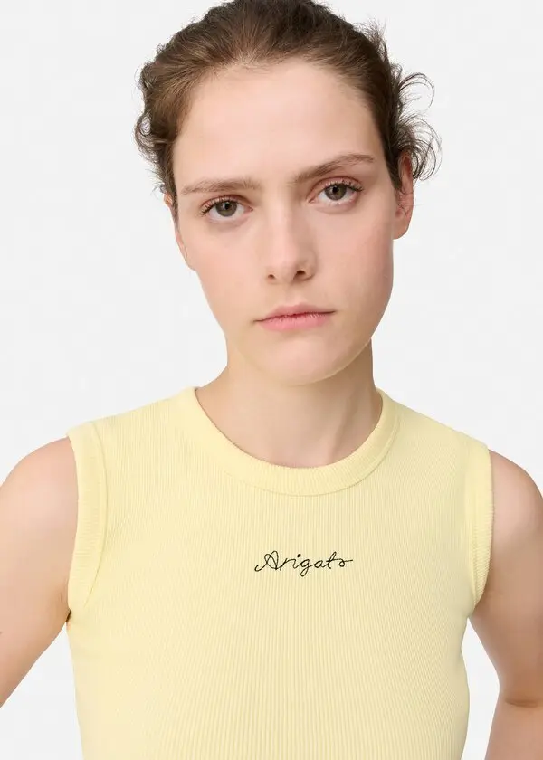 Axel Arigato Scoop Ribbed Tank Top