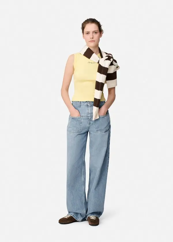 Axel Arigato Scoop Ribbed Tank Top