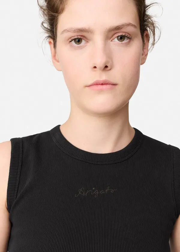 Axel Arigato Scoop Ribbed Tank