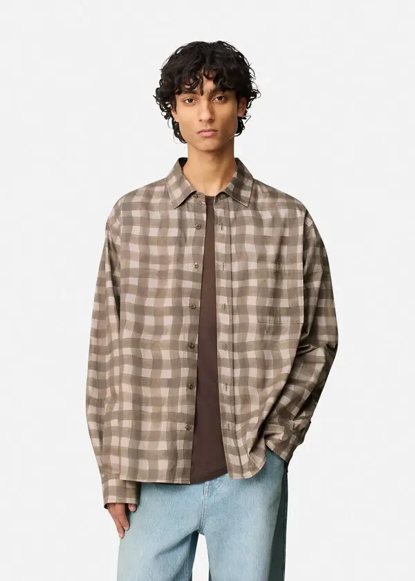 Axel Arigato Distort Gingham Shirt