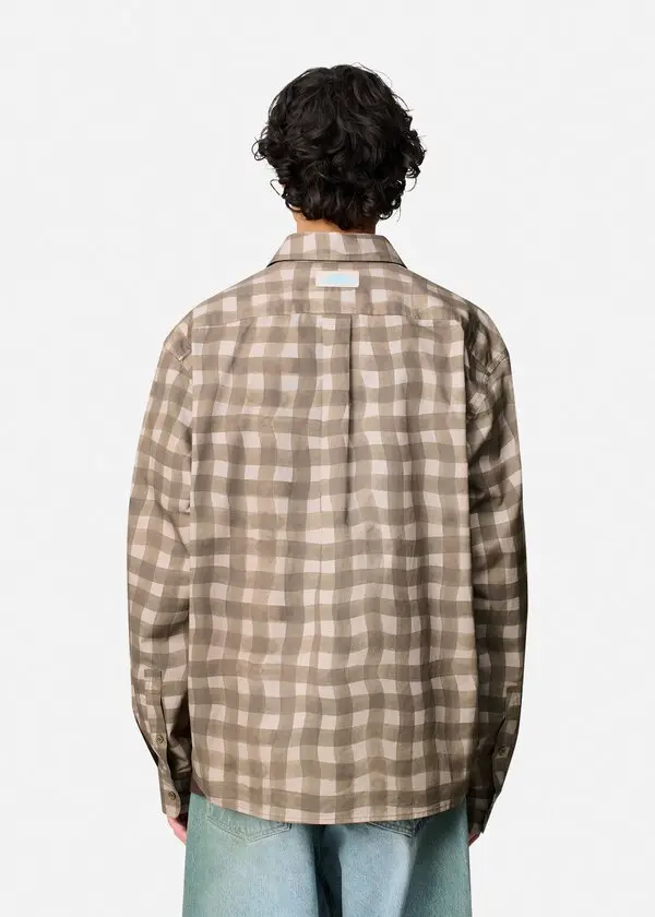 Axel Arigato Distort Gingham Shirt