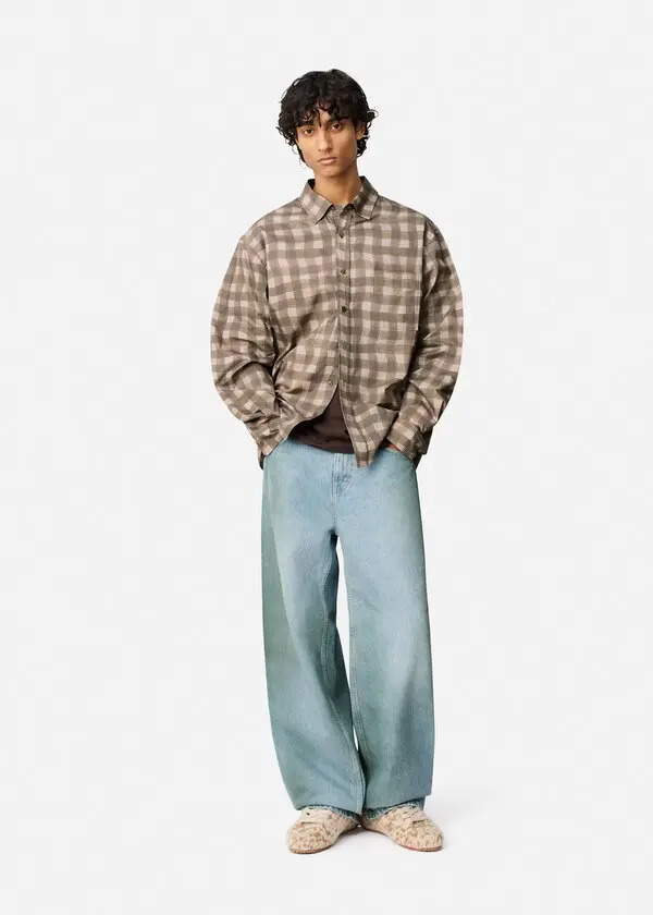 Axel Arigato Distort Gingham Shirt