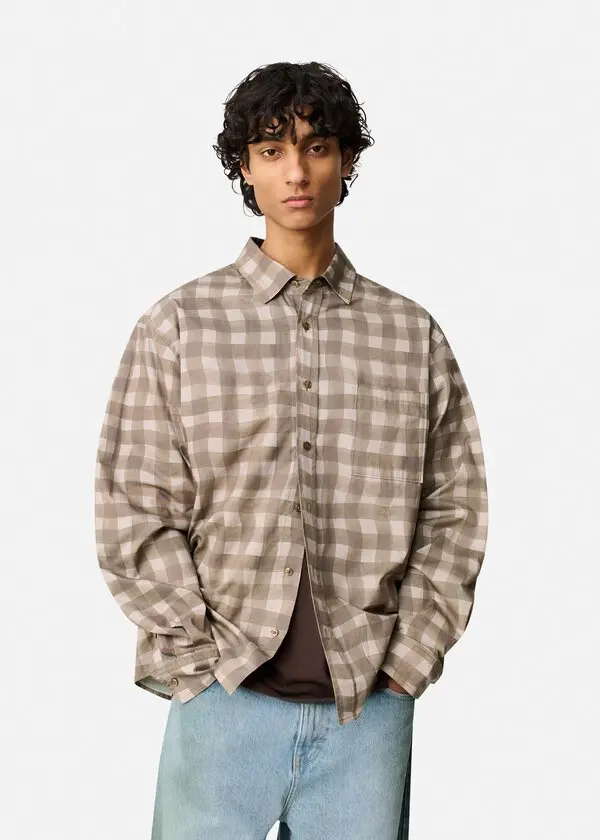 Axel Arigato Distort Gingham Shirt
